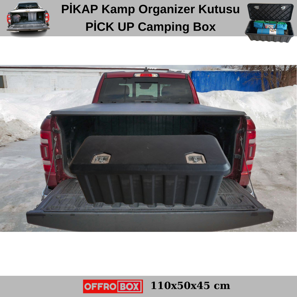 Ford Ranger Kamp Organizer Kutusu Ranger Camping Box 110x50x45 cm