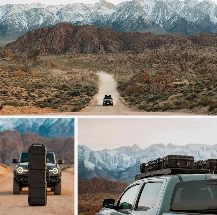 Isuzu D-Max Off Road Hard Case Box D-Max Slim Box Kutu 102x30x10 cm