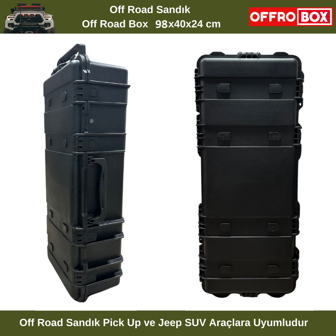 UTV Roof Box UTV Cargo Box ATV UTV Off Road Box 104x40 cm